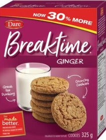Breaktime Ginger Crunchy Cookies - Dare - 325g